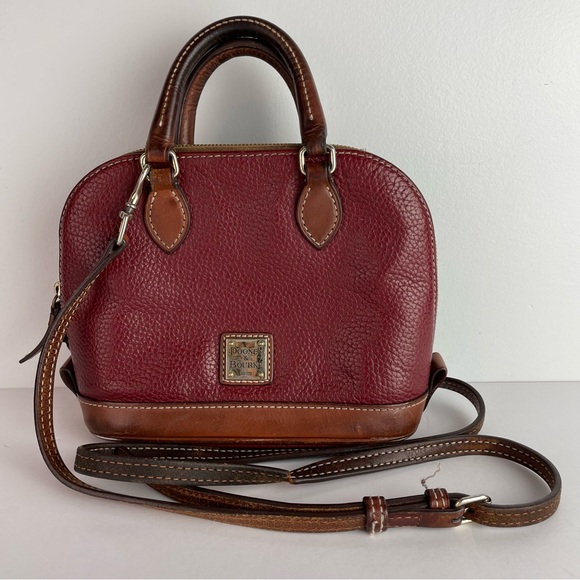 Dooney & Bourke | Bags | Dooney Bourke Mini Red Zip Zip Satchel ...
